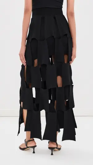 A.W.A.K.E. Mode A. W.a. K.e. Mode Knitted Multi Trapeze Skirt
