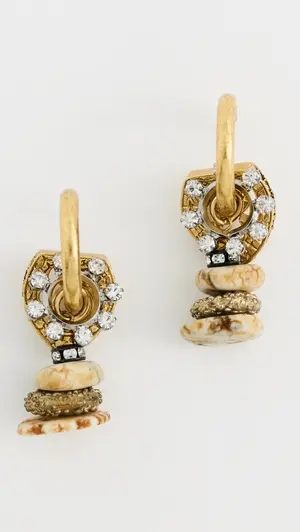 ELIZABETH COLE Aurmia Stone Earrings