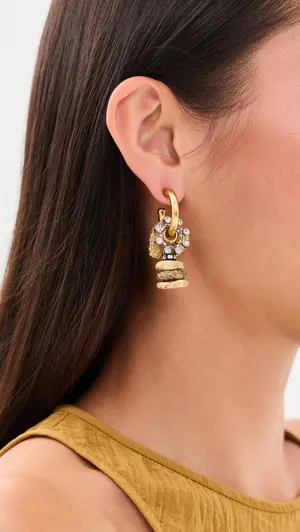 ELIZABETH COLE Aurmia Stone Earrings