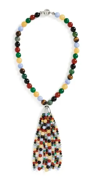 JULIETTA Delfina Tasseled Necklace - Multi