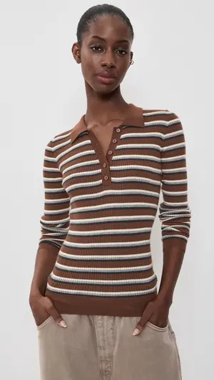 HERSKIND Milo Cashmere Knit Polo