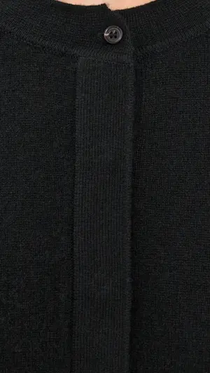 Le Kasha Cashmere Cropped Sweater - Black