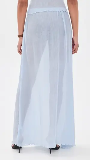 Lioness Maxi Skirt - Soft Blue