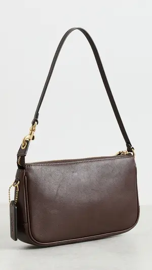 COACH Natural Grain Leather Plaza Bag