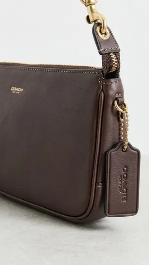COACH Natural Grain Leather Plaza Bag