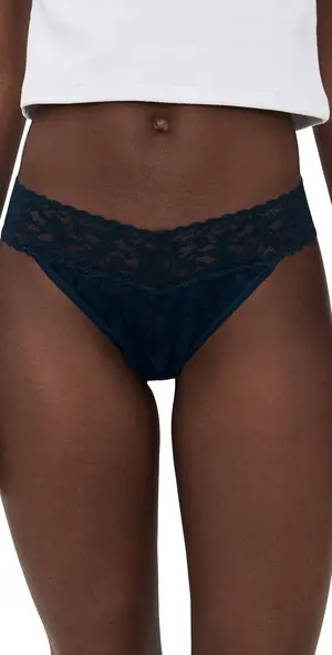Hanky Panky Original Rise Thong - Navy