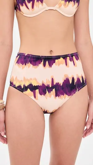 Ulla Johnson Zahara High Waisted Bikini Bottoms