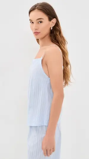 Donni. The Eyelet Pop Shell Camisole