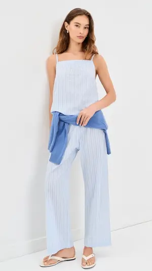 Donni. The Eyelet Pop Shell Camisole