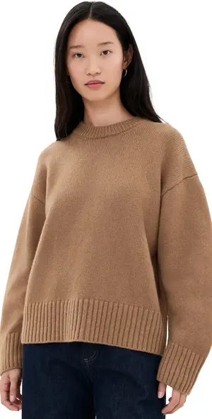 Citizens Of Humanity Freshman Crewneck Sweater - Camel