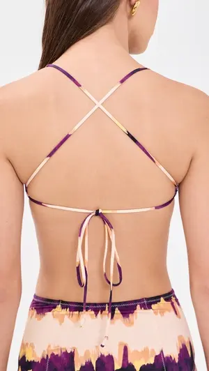 Ulla Johnson Floria Tie Bikini Top