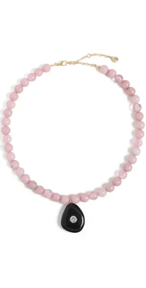 Baublebar Jamie Semi-precious Beaded Necklace With Amethyst And Crystal Detail - Multi