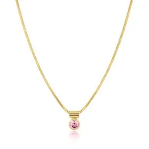 Set & Stones Round Necklaces