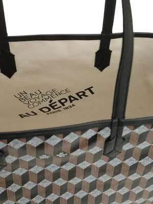 AU DEPART Monogrammed Tote Bag