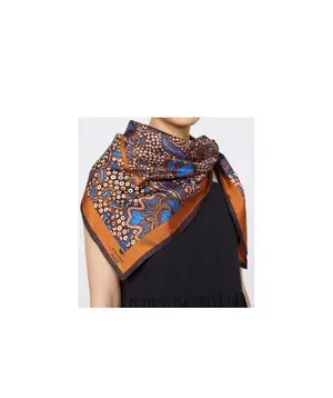 Max Mara Square Silk Scarf