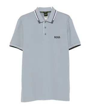 Hugo Boss Short-sleeved Polo Shirt - Gray