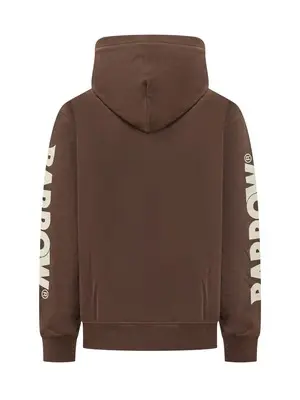 BARROW Logo Print Hooded Sweatshirt