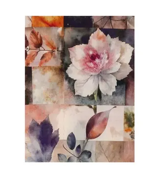 D'ANIELLO Leaf-print Frayed Scarf