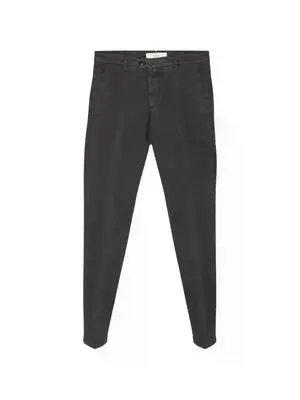 BRIGLIA 1949 Tapered Chino Pants - Grey
