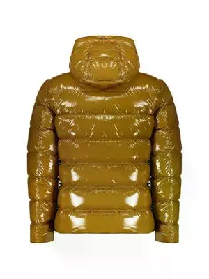 Herno Hooded Down Jacket With Glossy Finish