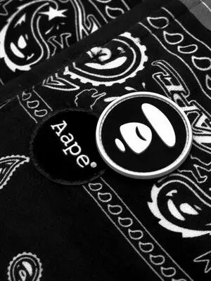 AAPE BY *A BATHING APE Moonface Bandana-print Shorts