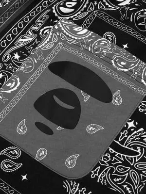 AAPE BY *A BATHING APE Moonface Bandana-print Shorts