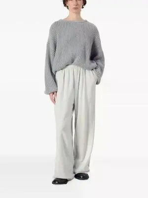 American Vintage Cyrow Ribbed Knit Sweater - Grey