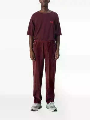 American Vintage Corduroy Straight-leg Trousers - Red