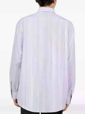 Roberto Cavalli Embroidered-detail Stripe Shirt