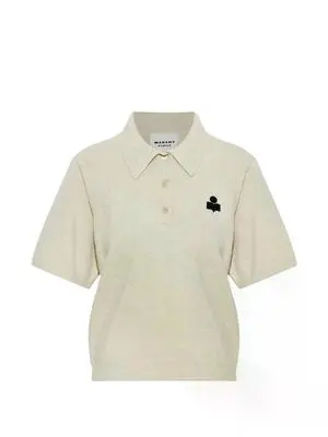 MARANT ETOILE Althea Logo-patch Polo Shirt