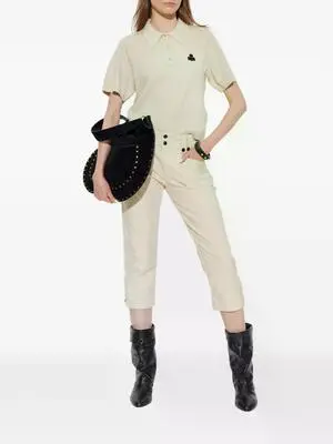 MARANT ETOILE Althea Logo-patch Polo Shirt