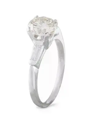 LB EXCLUSIVE Platinum Diamond Band Ring