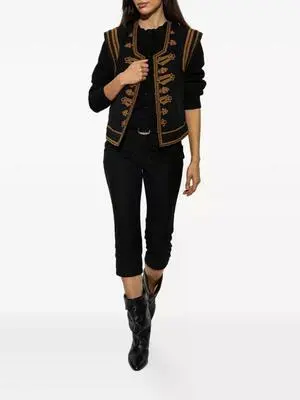 MARANT ETOILE Naia Scalloped-edge Cardigan