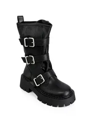VIC MATIE Buckled Biker Boots