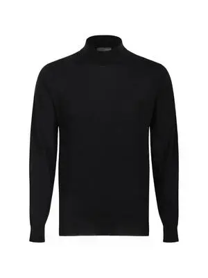 DRUMOHR High Neck Wool Sweater - Black