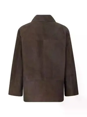 Max Mara Suede Spread Collar Jacket