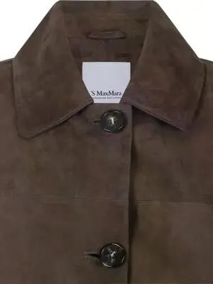 Max Mara Suede Spread Collar Jacket