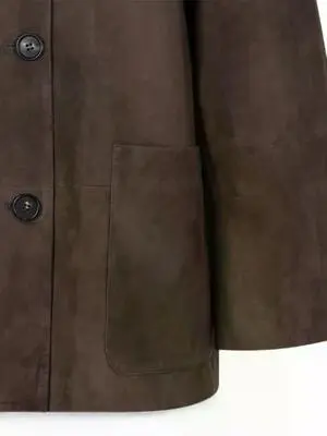 Max Mara Suede Spread Collar Jacket