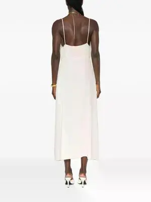Chloé Lace Trim Midi Dress