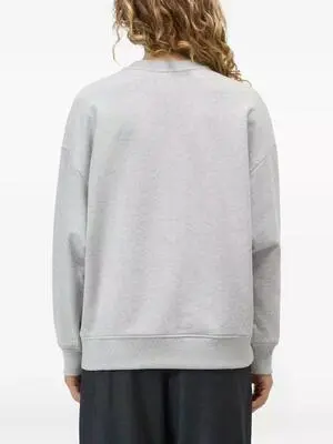 Closed Logo Embroidered Crew-neck Sweater