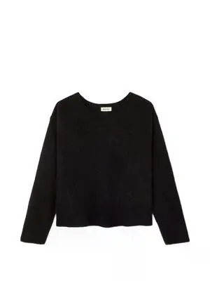 American Vintage Vitow Boat-neck Sweater - Black
