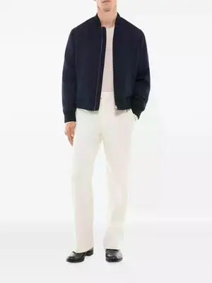 FURSAC Zip-up Bomber Jacket With Ribbed Trim