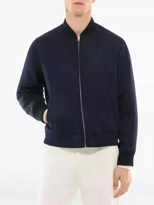 FURSAC Zip-up Bomber Jacket With Ribbed Trim