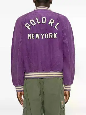 Polo Ralph Lauren Corduroy Logo Patch Varsity Jacket