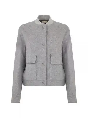 Herno Virgin Wool Bomber Jacket