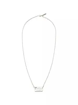 Undercover Razor-blade-pendant Necklace - Silver