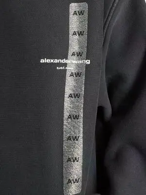 Alexander Wang Graphic Print Pouch Pocket Hoodie