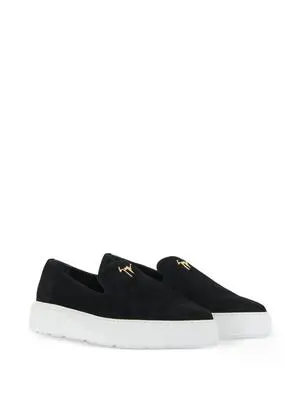 GIUSEPPE ZANOTTI Cobi Suede Slip-on Sneakers