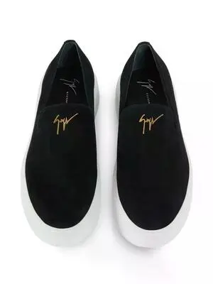 GIUSEPPE ZANOTTI Cobi Suede Slip-on Sneakers