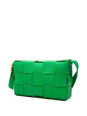 Bottega Veneta Cassette Crossbody Bag - Green